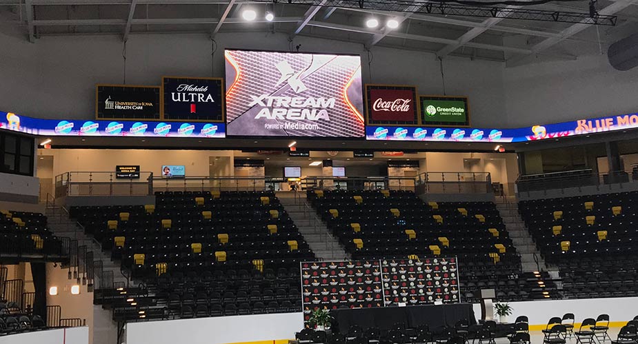 Daktronics Delivers LED Video Displays for the New Xtream Arena