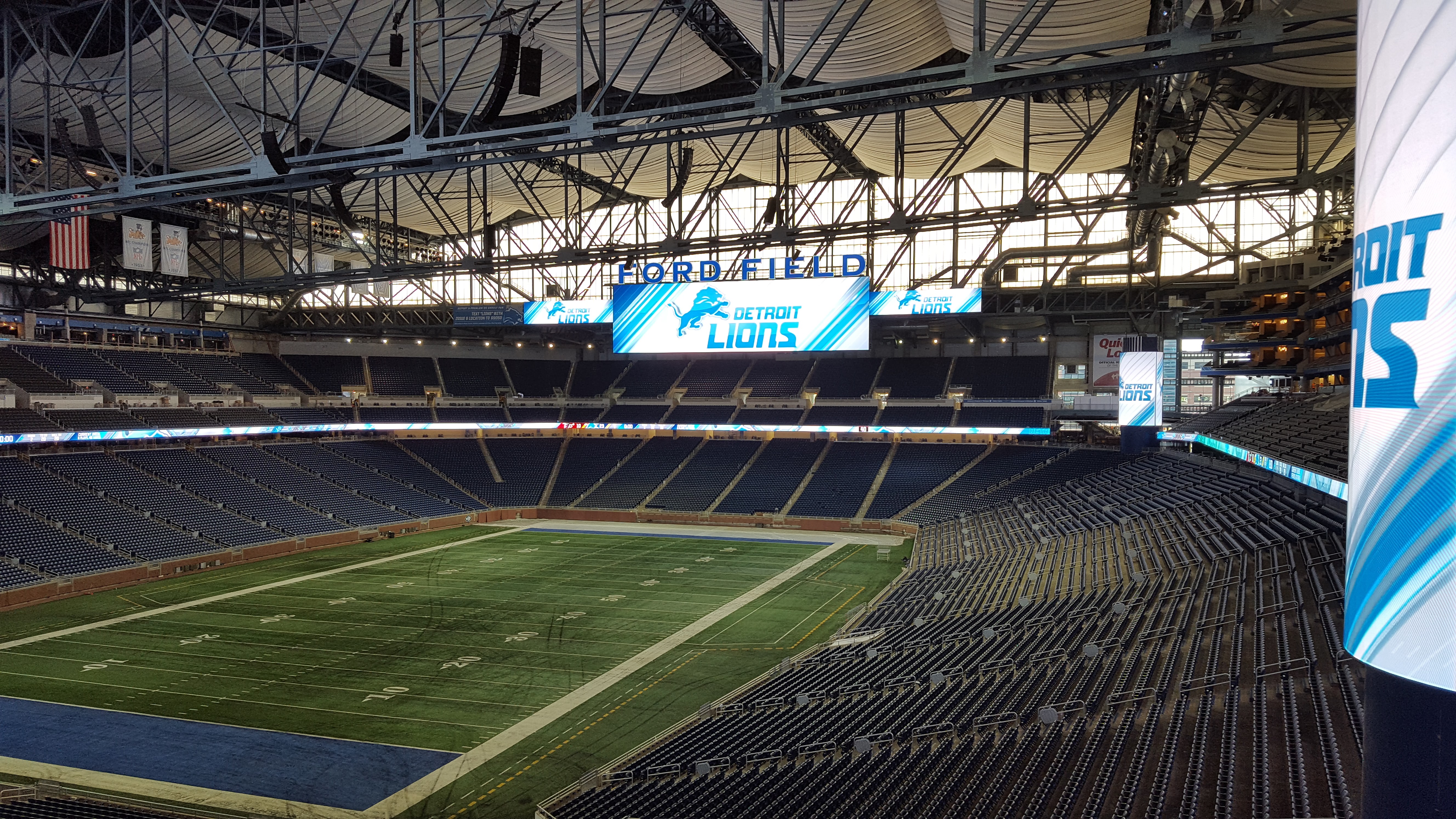 A Media Frenzy at New Ford Field