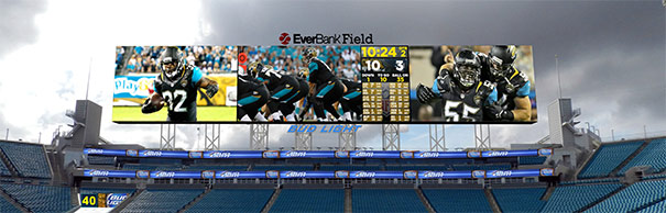 World’s Largest HD LED Video Display Installed by Jacksonville Jaguars