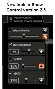 Show Control’s Volume Control Widget Updated!
