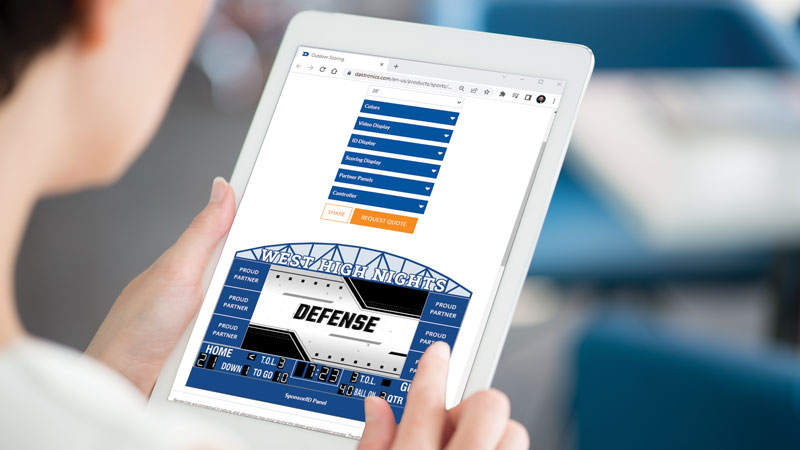 Daktronics Scoreboards | Electronic LED Scoreboard Displays