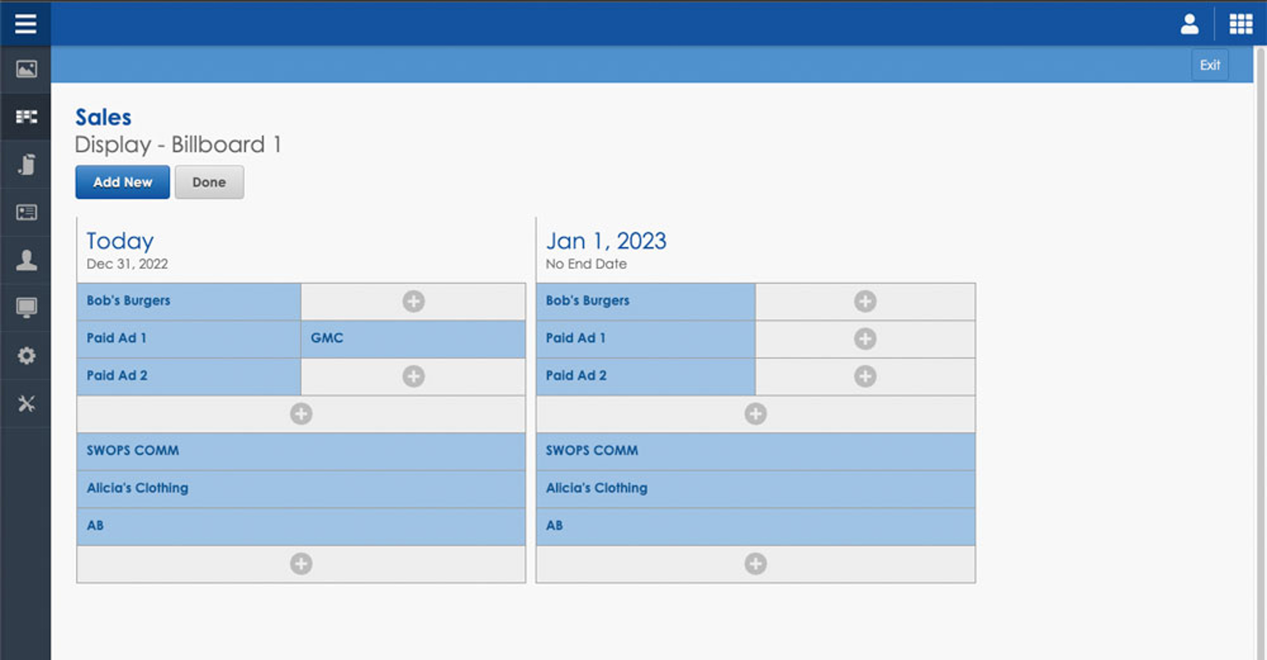 Venus Control Suite for Message Displays