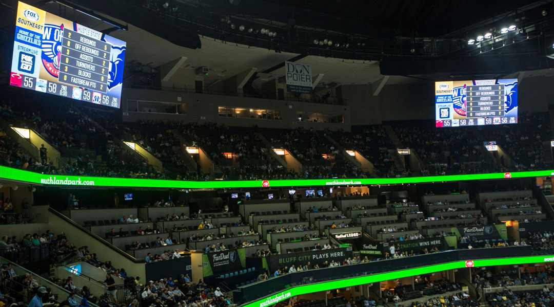 Daktronics Major League Sport Video Scoreboards and Sound Systems