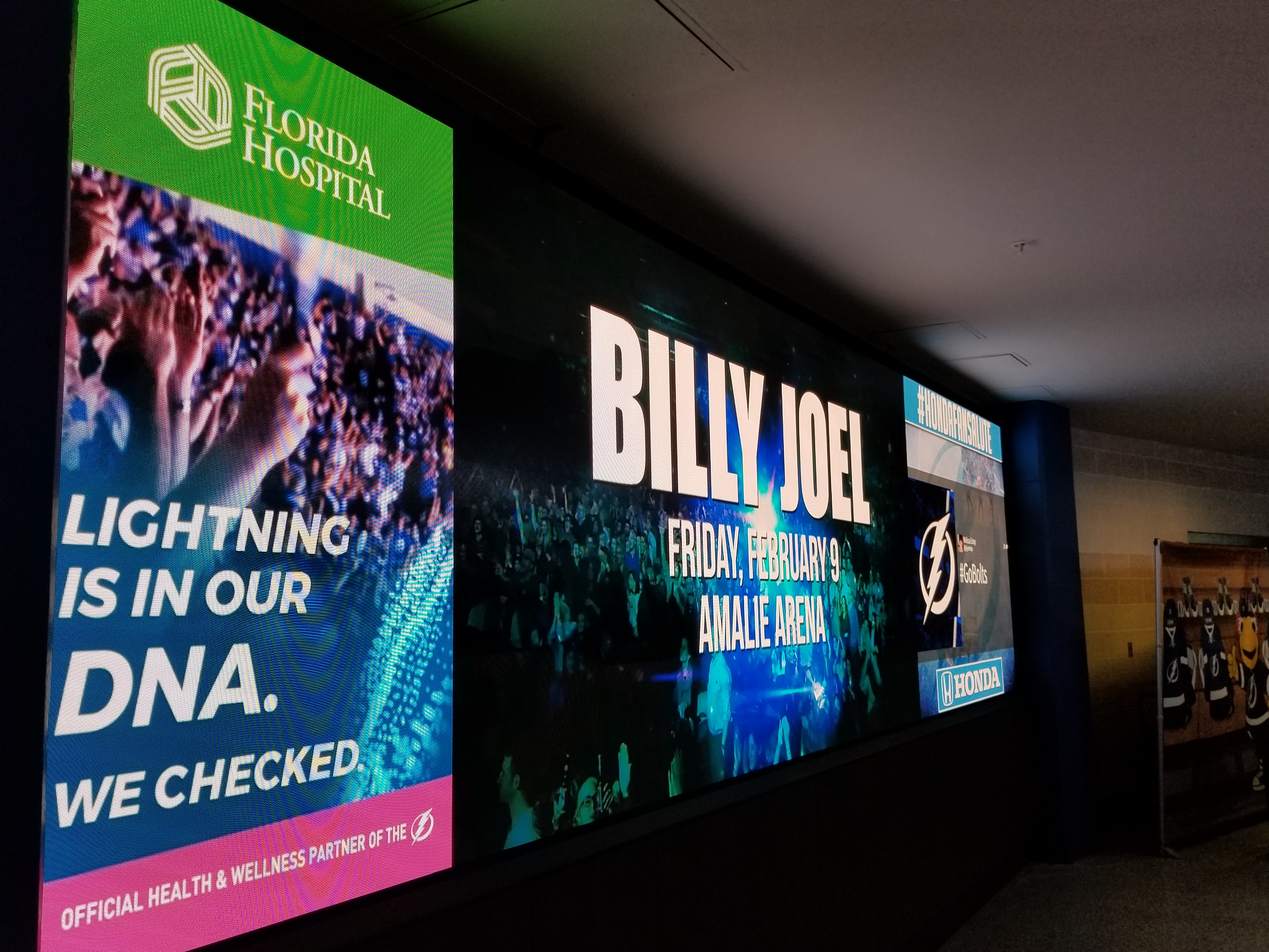 LED Displays Shine On Hockey Stars At Amalie Arena