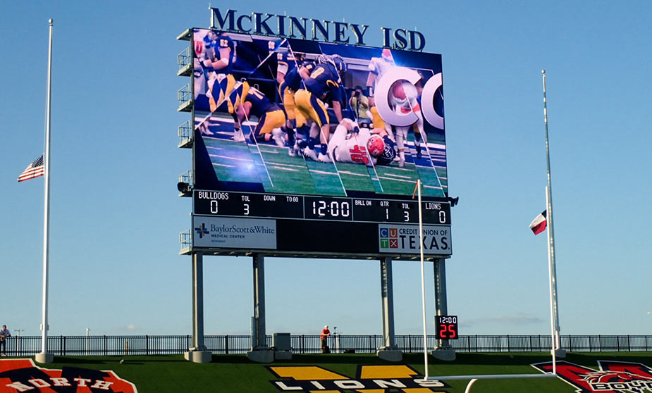 Daktronics Installing One of the Nation’s Largest High School Video ...