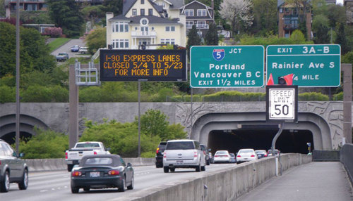 Dynamic Message Signs for Traffic Management