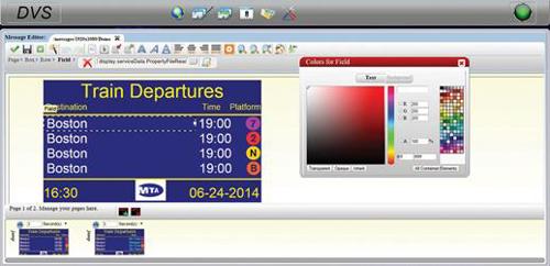 Rail & Bus LED Platform Displays