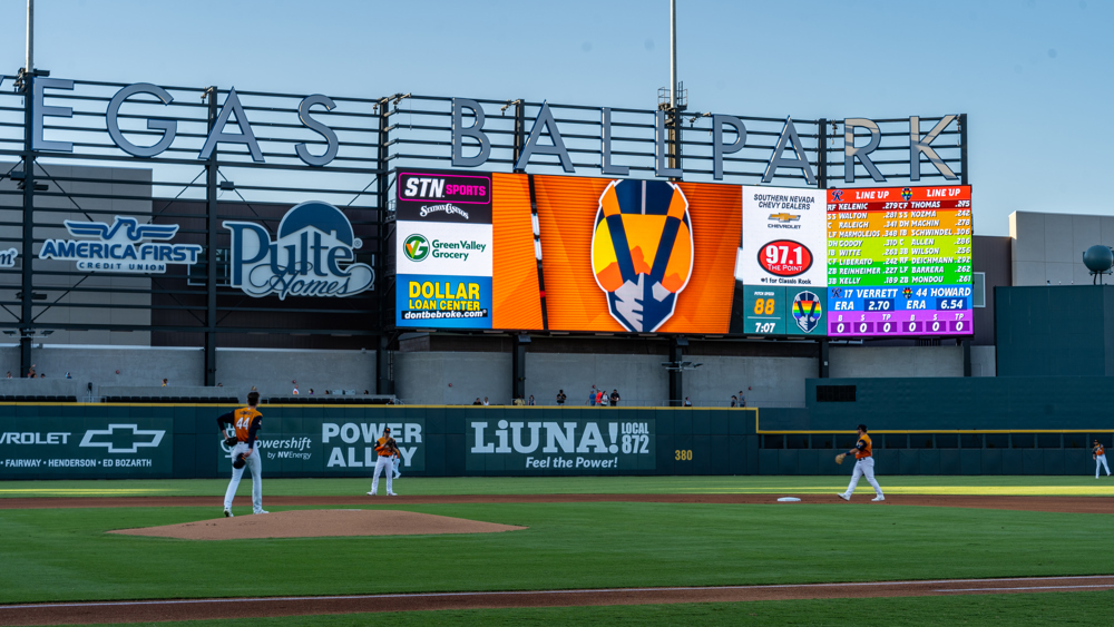 Minor League Baseball Under The Bright Lights Of Las Vegas
