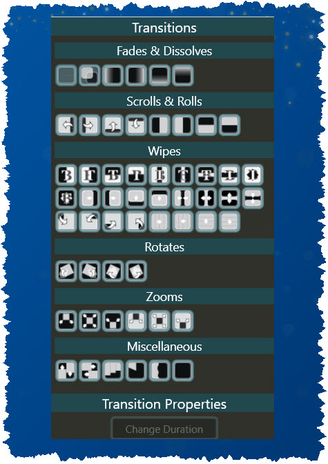 Using Transitions And The Layout Storyboard