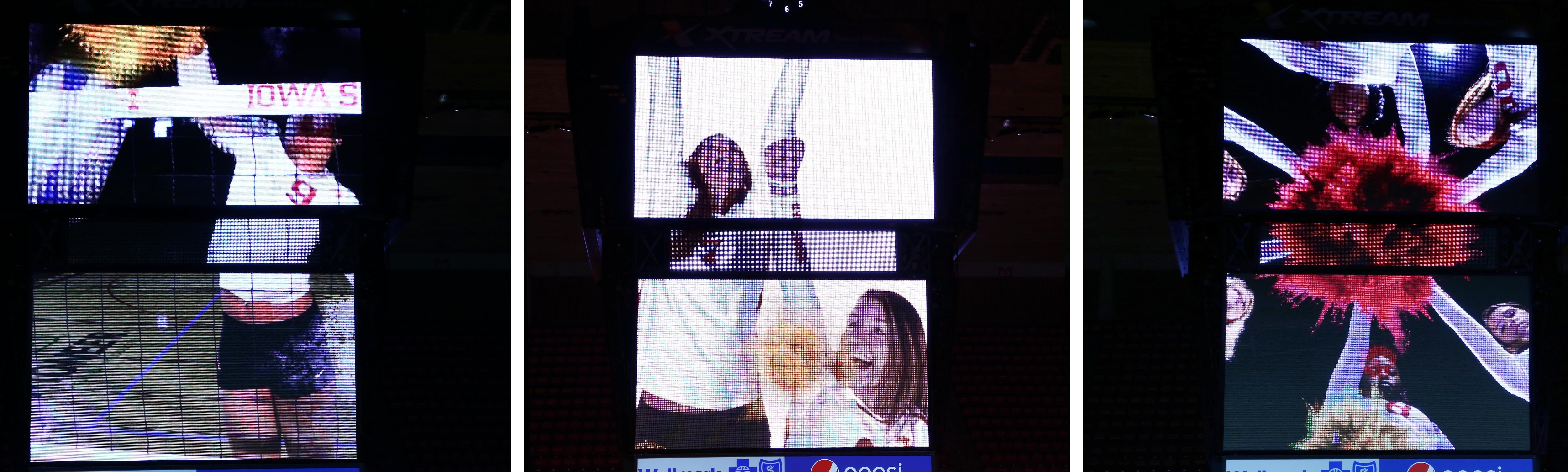 Turning a centerhung into a single canvas: Iowa State University
