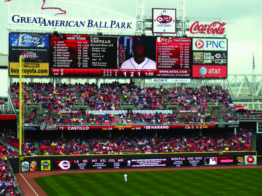 Cincinnati Reds first to install all HDR system
