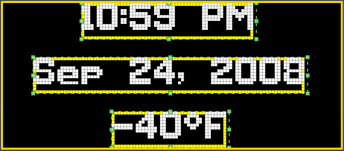 Time, Temp and Date Reminder