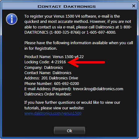 Back to Basics: Registering Venus 1500 V4