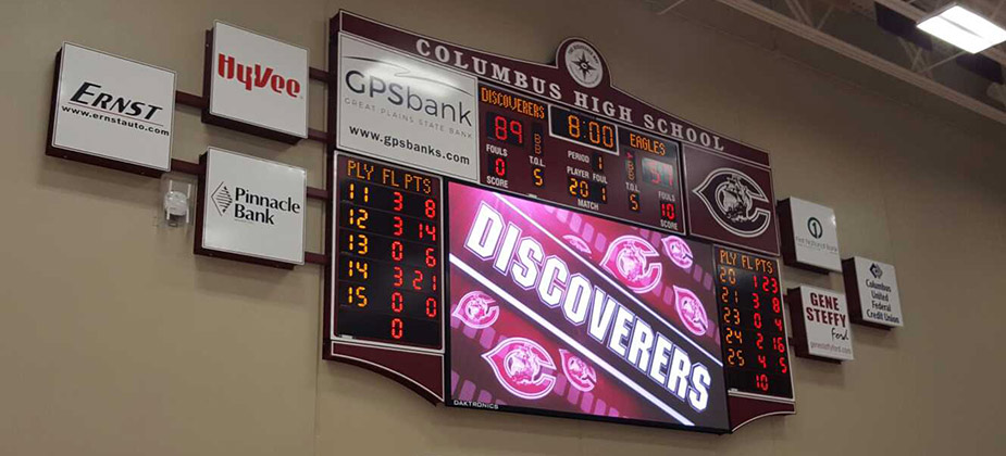Columbus Hosts Largest Daktronics Indoor Video Display in a Nebraska ...