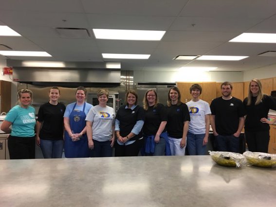 Daktronics Departments Team Up to Give Back