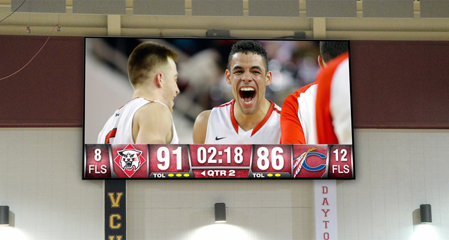 Davidson College’s Belk Arena to Receive New Daktronics LED Video Displays