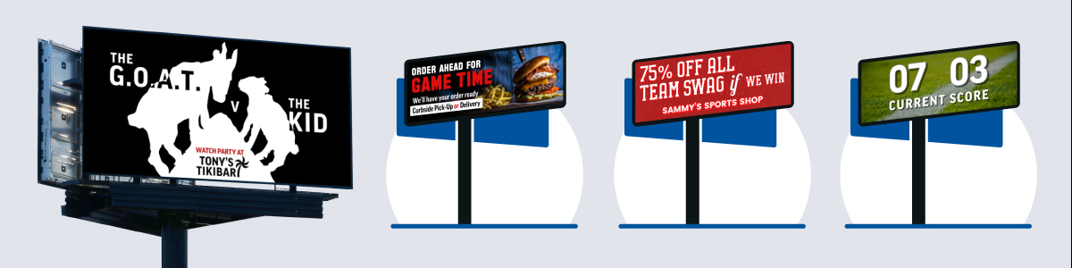 Ideas to keep OOH part of game day excitement!
