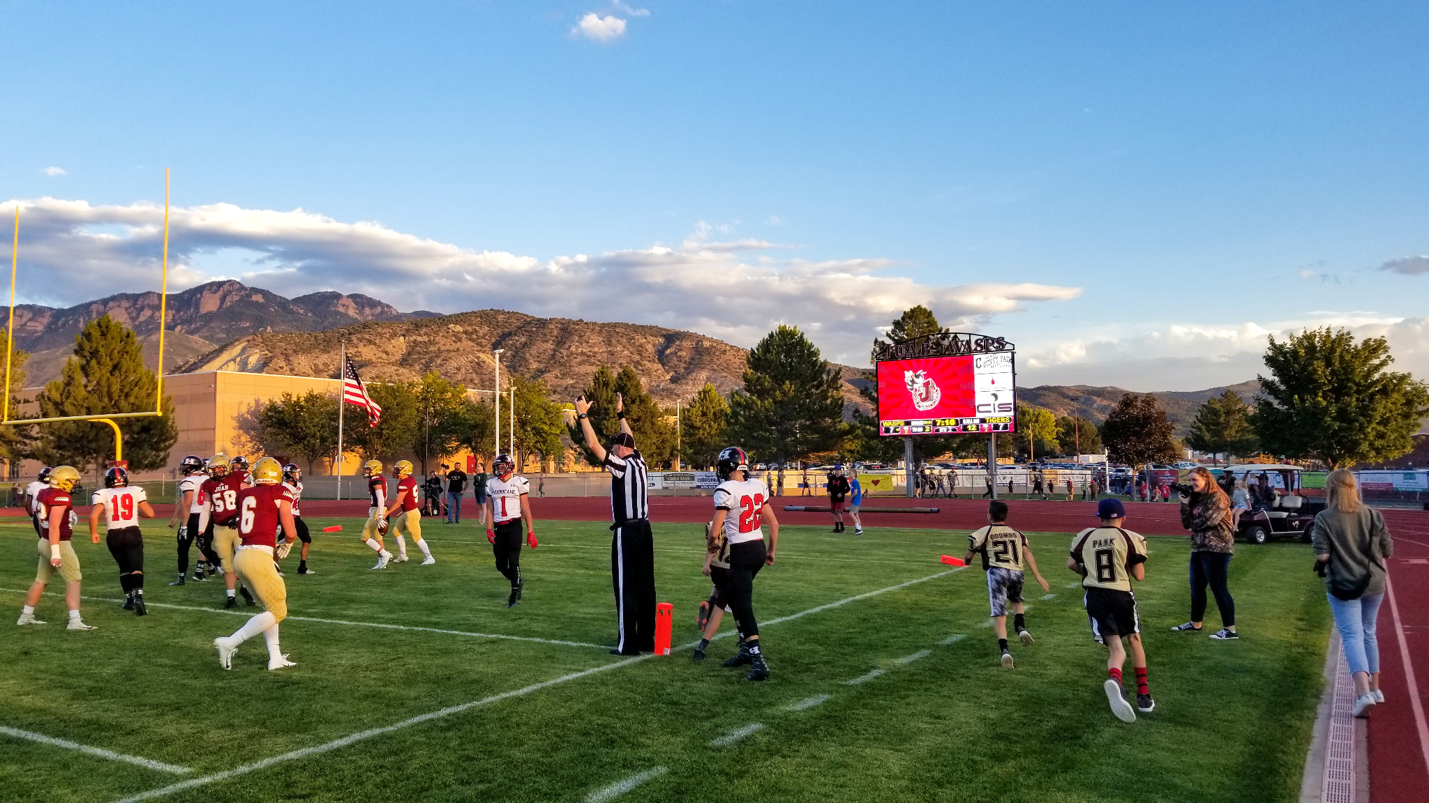 Students Immersed in Game-Day Production