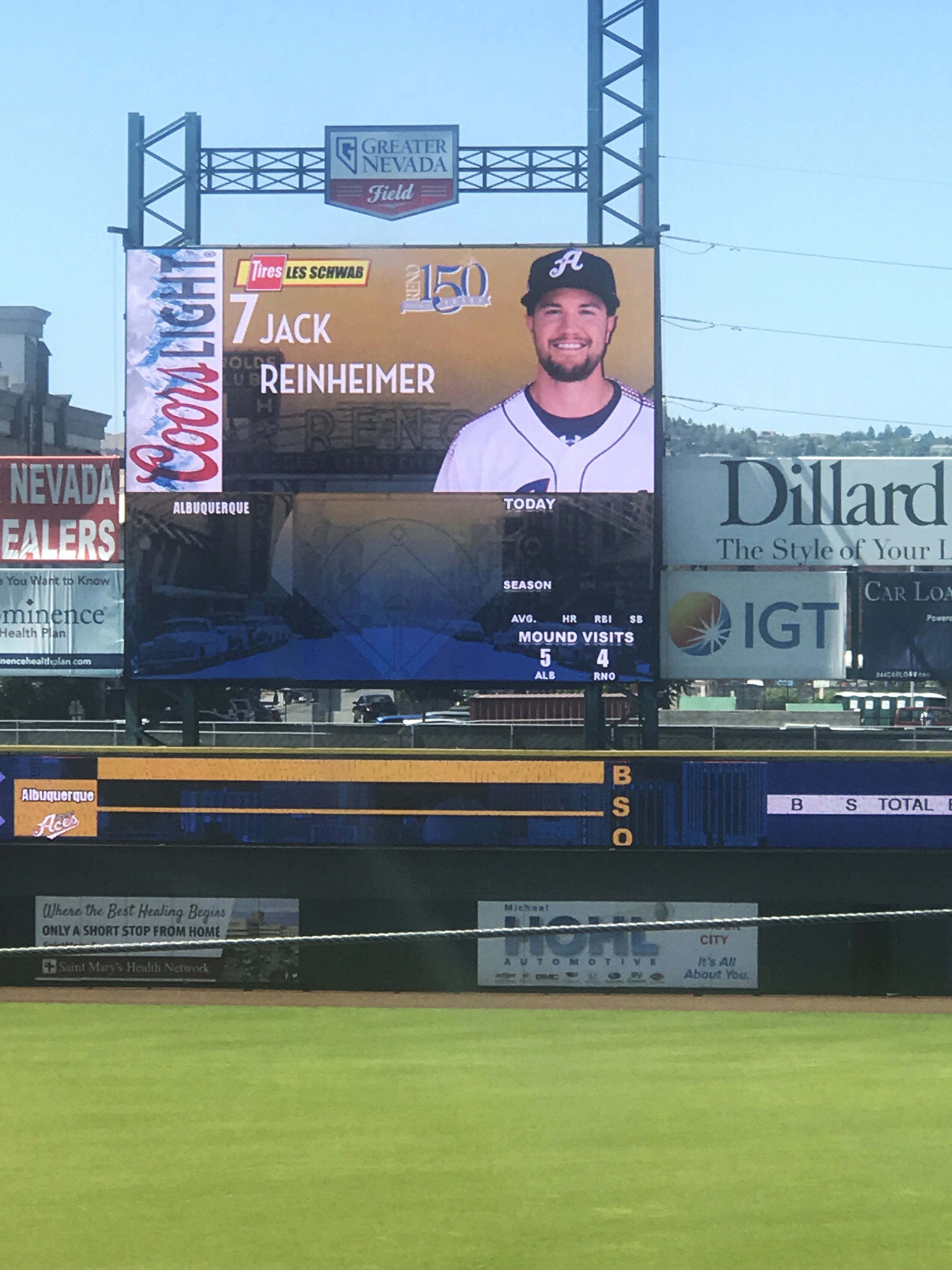 Three Themes, Three Nights with the Reno Aces