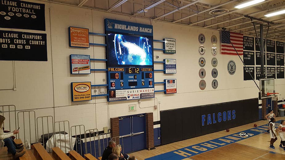 Colorado’s Highlands Ranch High School Installs New Scoreboards