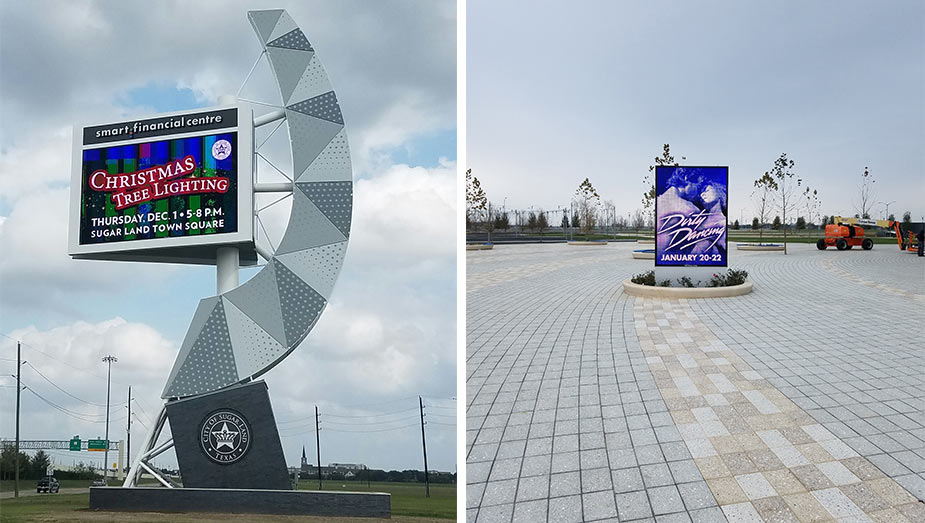 Daktronics and National Signs Install Tallest LED Display Structure in Houston