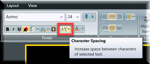 Content Studio: Text Spacing