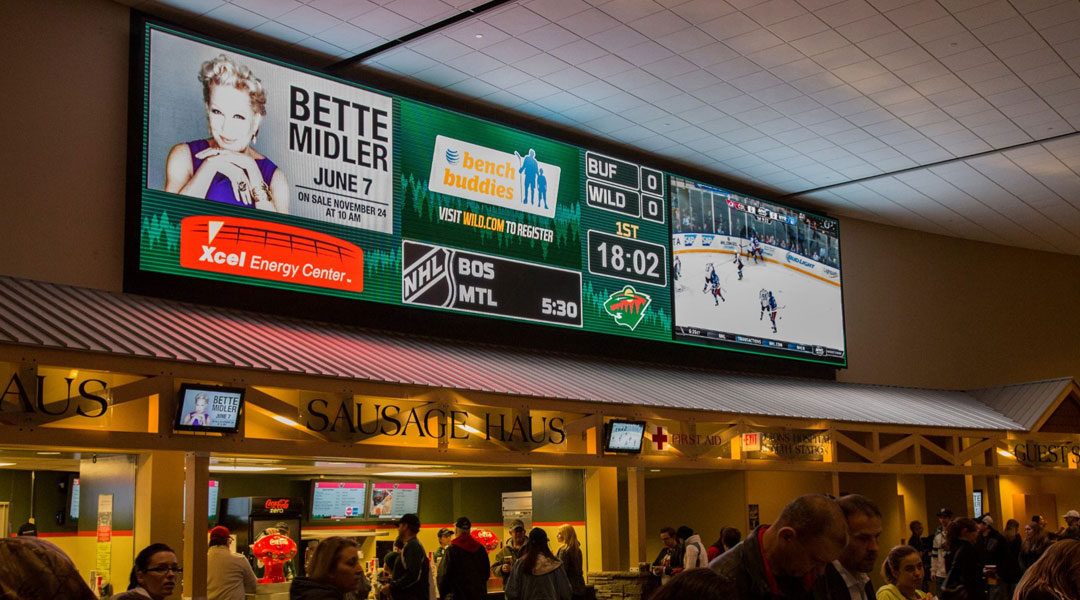 Daktronics Minor League Sport Video Scoreboards and Sound Systems