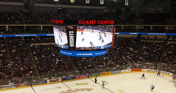 Daktronics Minor League Sport Video Scoreboards and Sound Systems