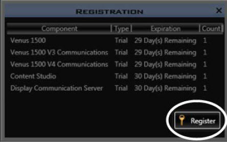 Back to Basics: Registering Venus 1500 V4