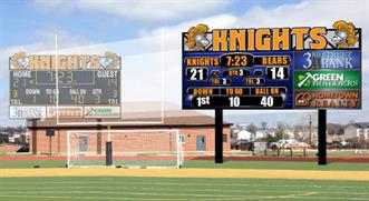 Daktronics High School Sport Scoreboards, Video, Sound Systems
