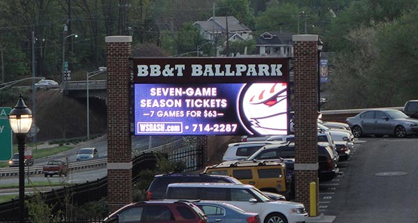 Daktronics Minor League Sport Video Scoreboards and Sound Systems