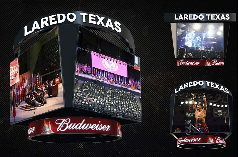 Sames Auto Arena Receives New Daktronics Centerhung System