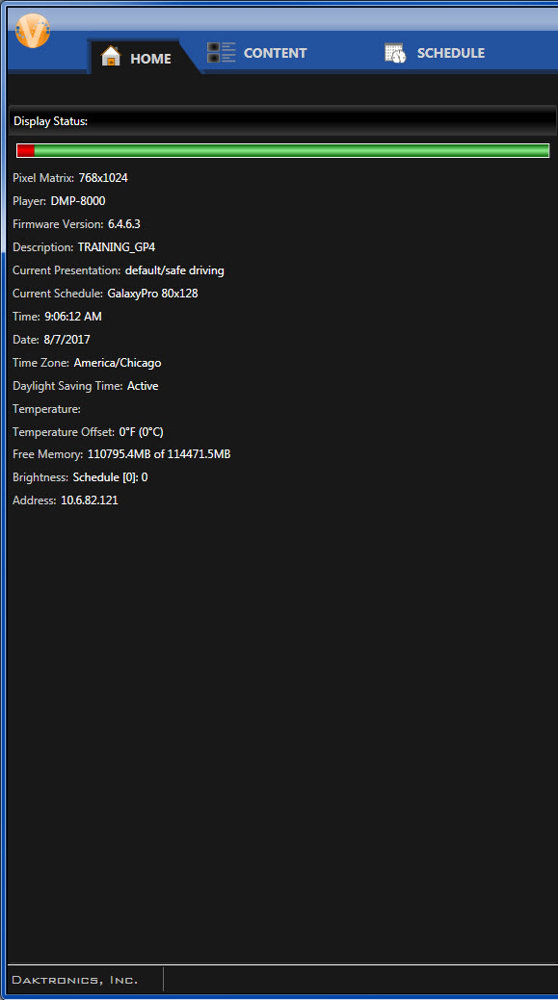 Home Sweet Home Tab IV: Display Selection, Status and Tools