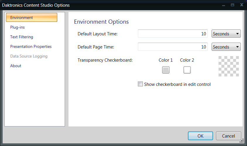All About the Application Menu: Content Studio