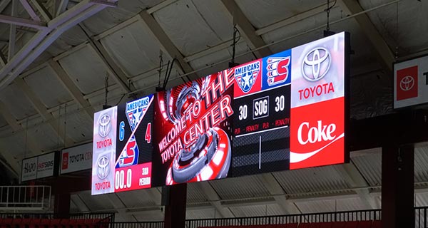 Daktronics Minor League Sport Video Scoreboards and Sound Systems