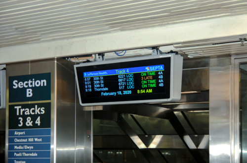 Rail & Bus LED Platform Displays