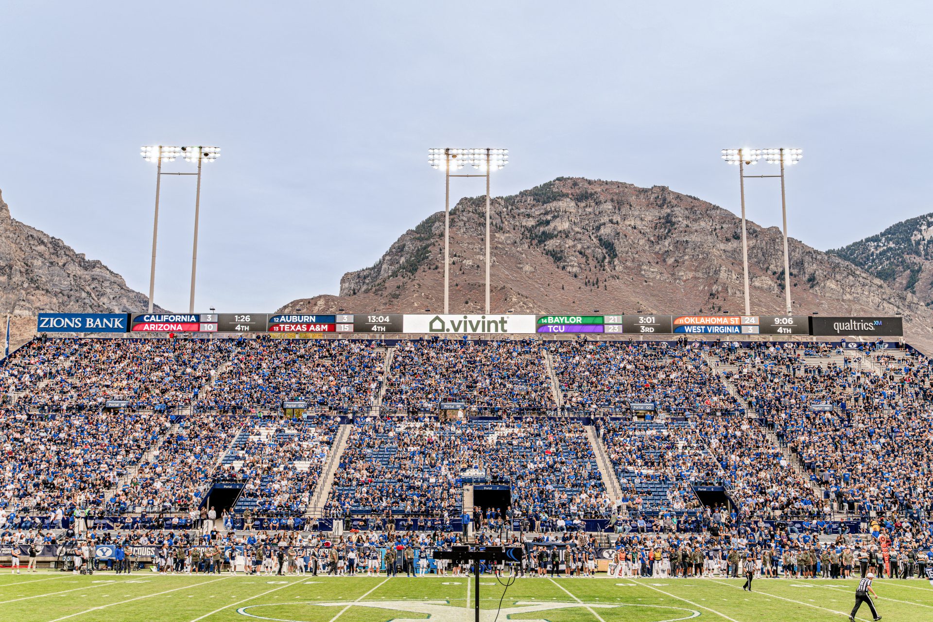 BYU Set For Second Football Season With Huge LED Display Upgrade